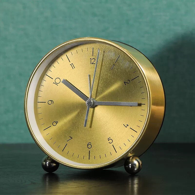 Nordic Style Small Round Alarm Clock Personality S... – Grandado