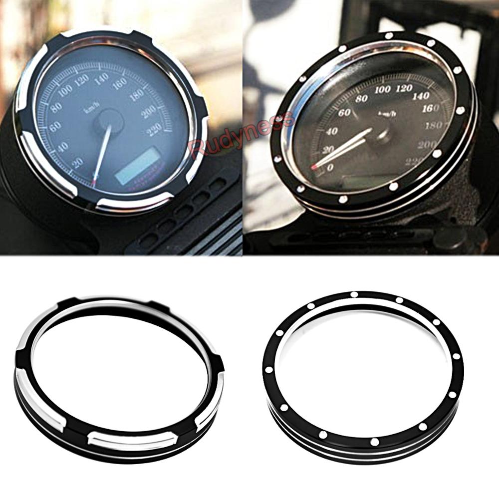 Sort billet speedometer trim bezel passer til harl... – Grandado