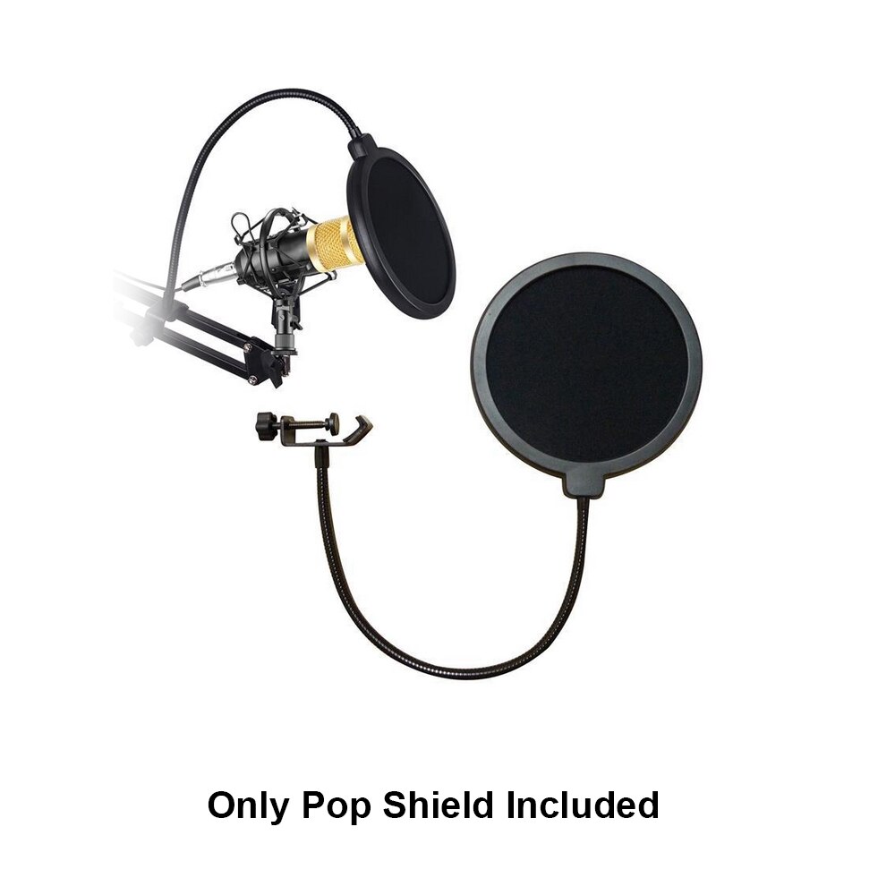 Microphone Pop Strainer Mic Shield Dual Layer Sing... – Grandado