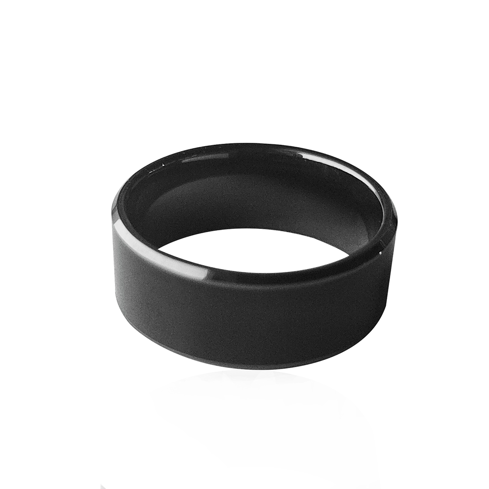 RFID Schwarz Keramik Clever Finger Ring Tragen NFC... – Grandado