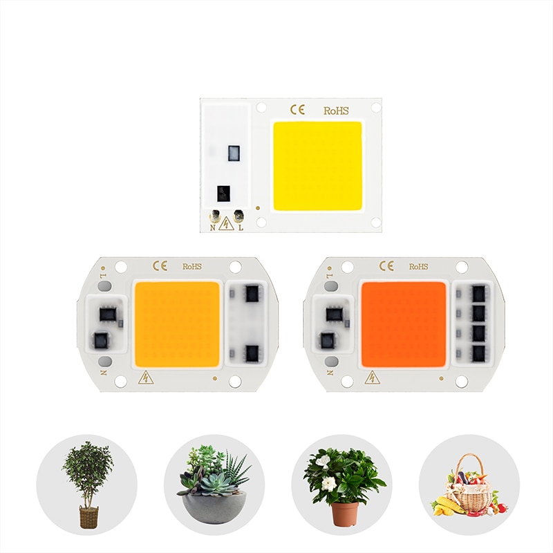 Led Cob Kralen 10W 20W 30W 50W Warm Wit Koud Wit L... – Vicedeal