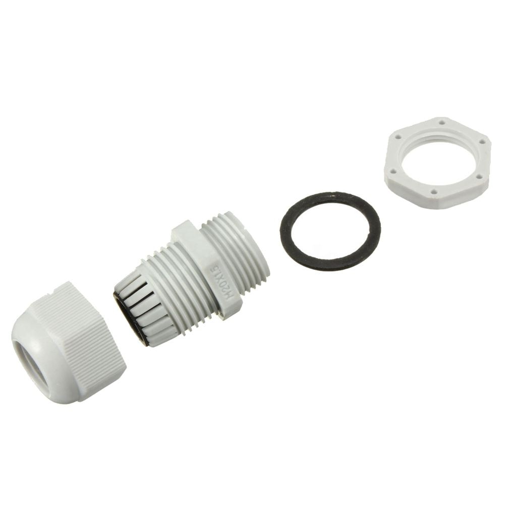 5 x M20 20mm White Waterproof Compression Cable St... – Grandado