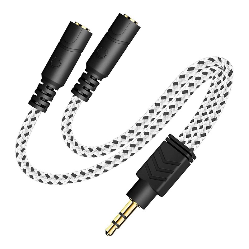 Hoofdtelefoon Splitter, 3.5Mm Splitter Kabel Voor ... – Vicedeal