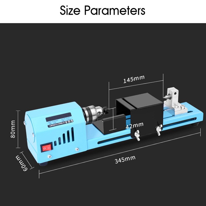 150W DIY Woodworking Wood lathe Mini Lathe Machine... – Grandado