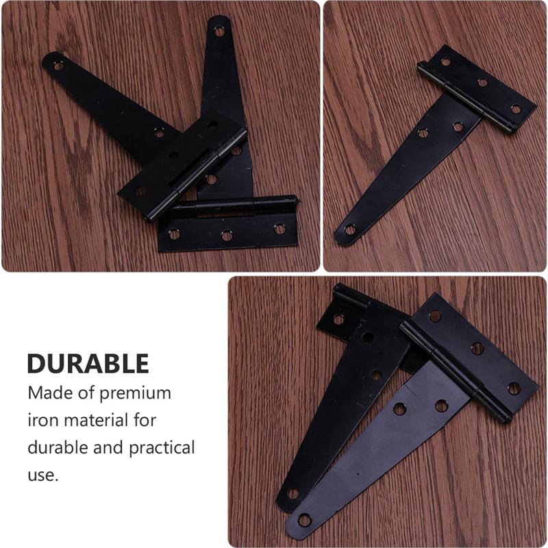6Pcs T-Strap Shutter Hinge Shed Barn Straps Gate D... – Grandado