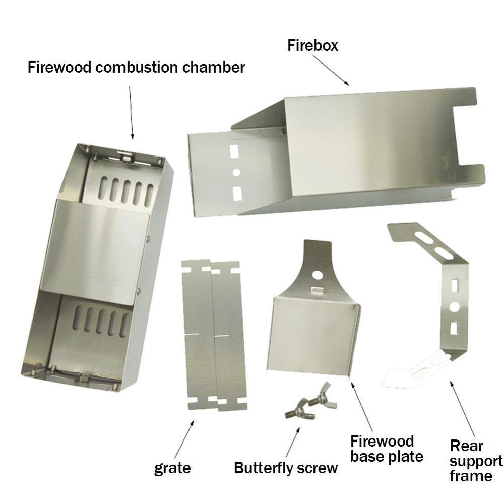 Titanium Coating Stainless Steel Rocket Stove Outd... – Grandado