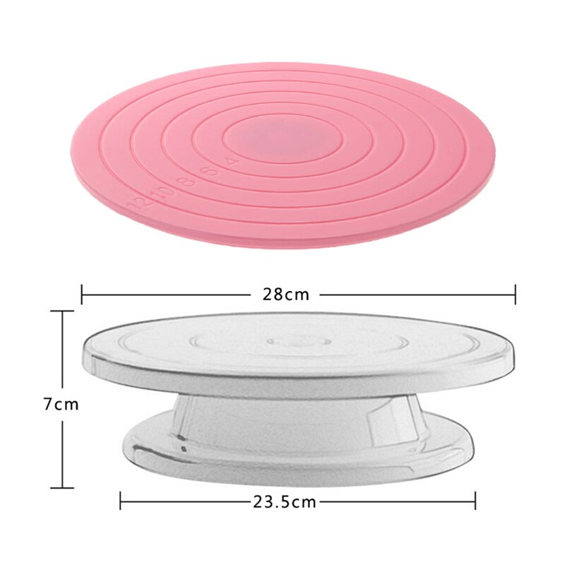 Turntable Swivel For Cakes Rotating Round Cake Tab... – Grandado