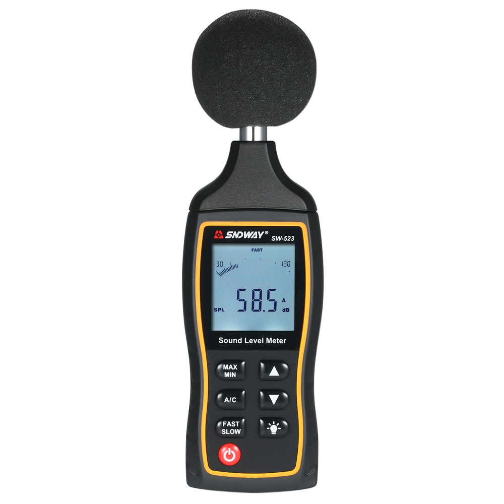SNDWAY High Accuracy LCD Digital Noisemeter Sound ... – Vicedeal