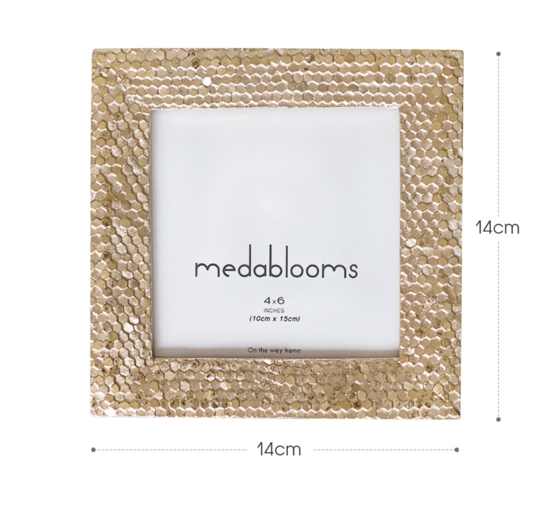 Cadre Photo moderne Simple en résine dorée de 6 po... – Grandado