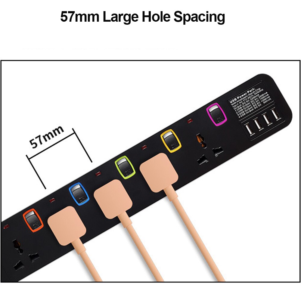 Power Strip 5 Ac Universele Outlets Us/Uk/Eu/Au Pl... – Grandado