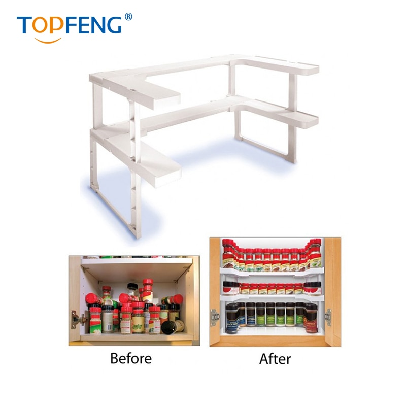 TopFeng Spicy Shelf, Spice Rack, Stackable organiz... – Grandado