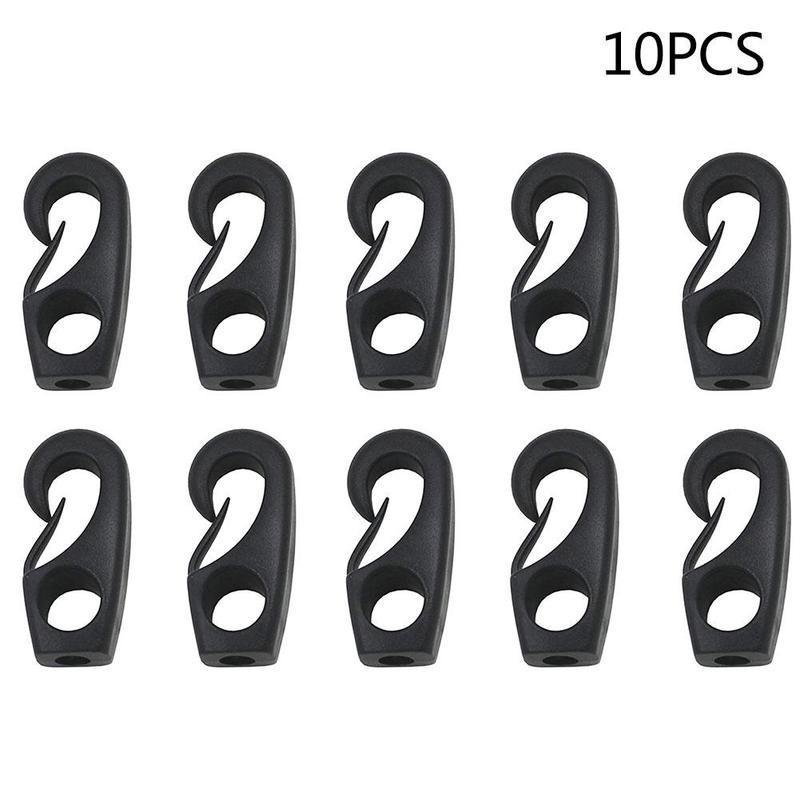 10Pcs/Set Plastic Elastic Rope Hook Sailing Clips ... – Grandado