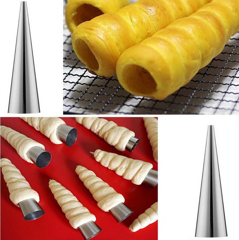 5Pcs/Set DIY Baking Tool Stainless Steel Cannoli F... – Vicedeal