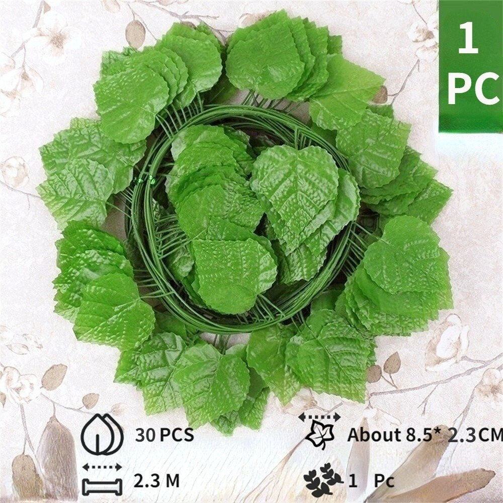 1PC 230CM Artificial Grape Vines Hanging Plant Gra... – Grandado