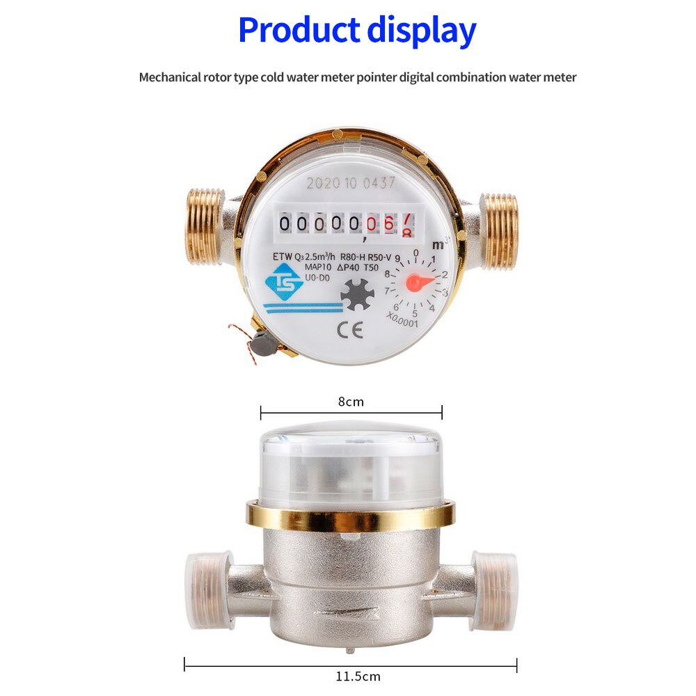 Tuin Thuis Plastic Koud Water Meter Enkele Water D... – Vicedeal