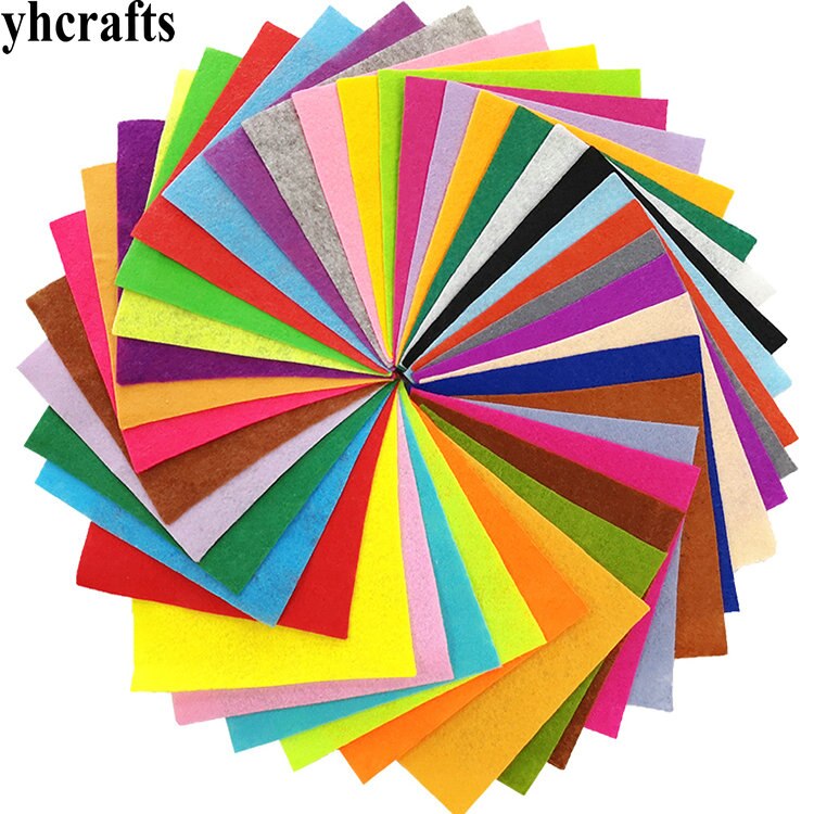 40PCS/LOT.A4 1mm 40 color Felt sheets,Non-woven fa... – Grandado