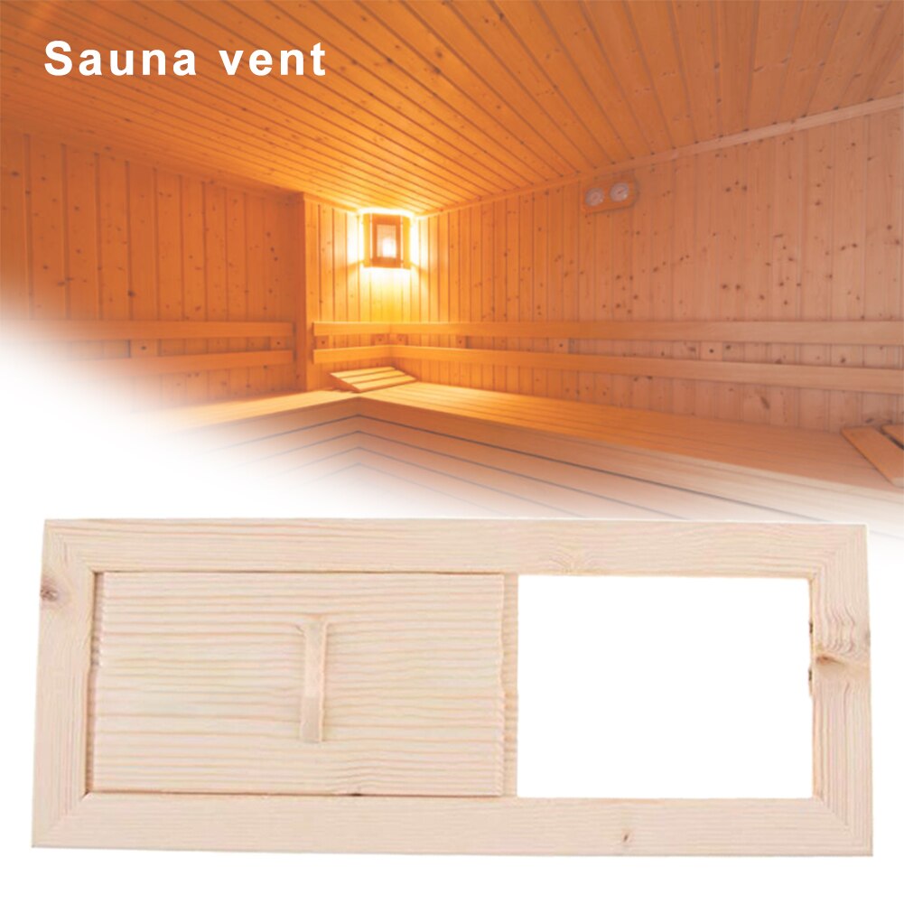 Wood Ventilation Blinds Sauna Air Vent Set Sauna R... – Vicedeal