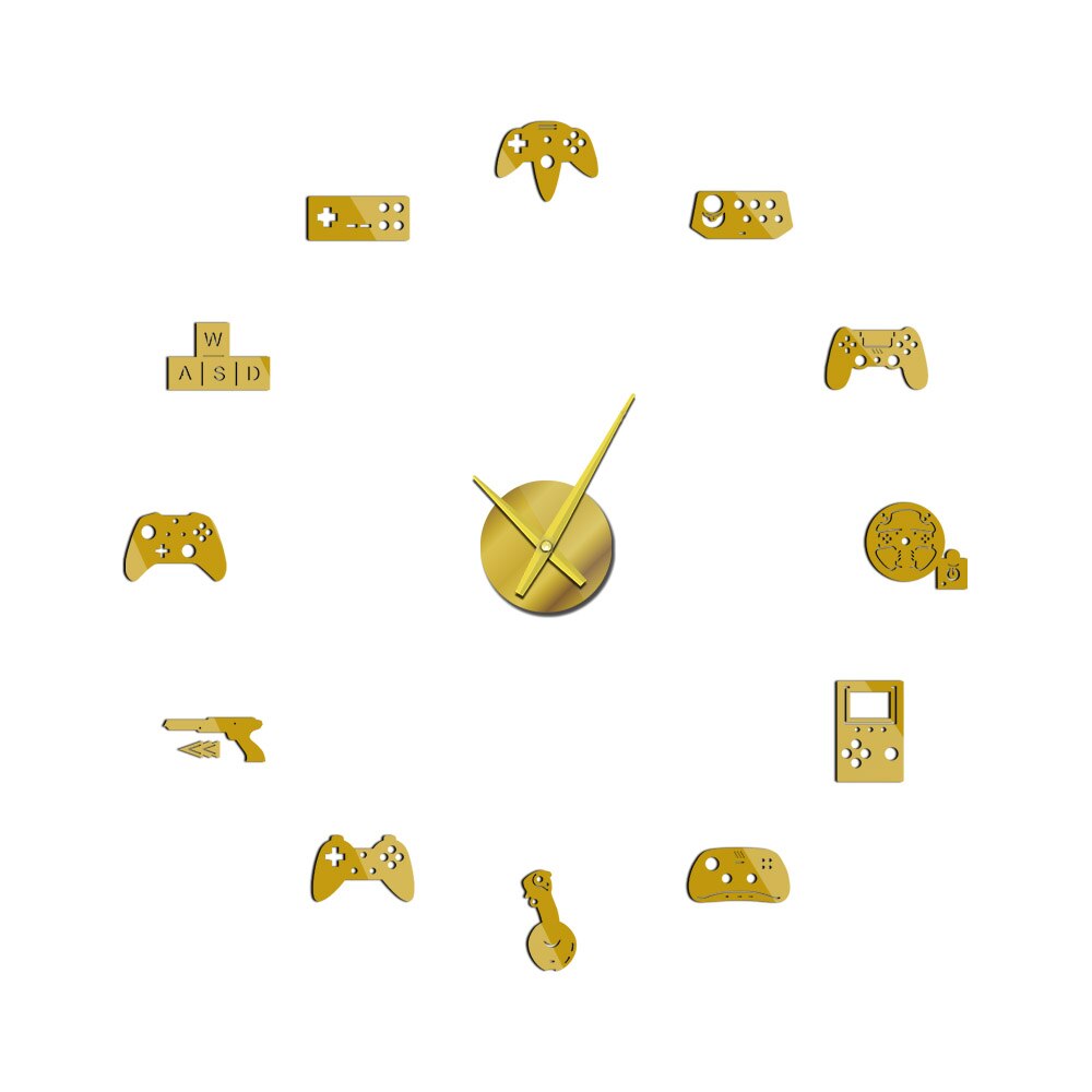 Game Controller Mirror Surface DIY 3D Acrylic Wall... – Vicedeal