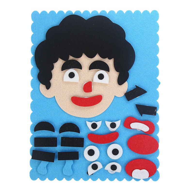 1pcs Non-woven DIY Cute Expression Handmade Materi... – Vicedeal