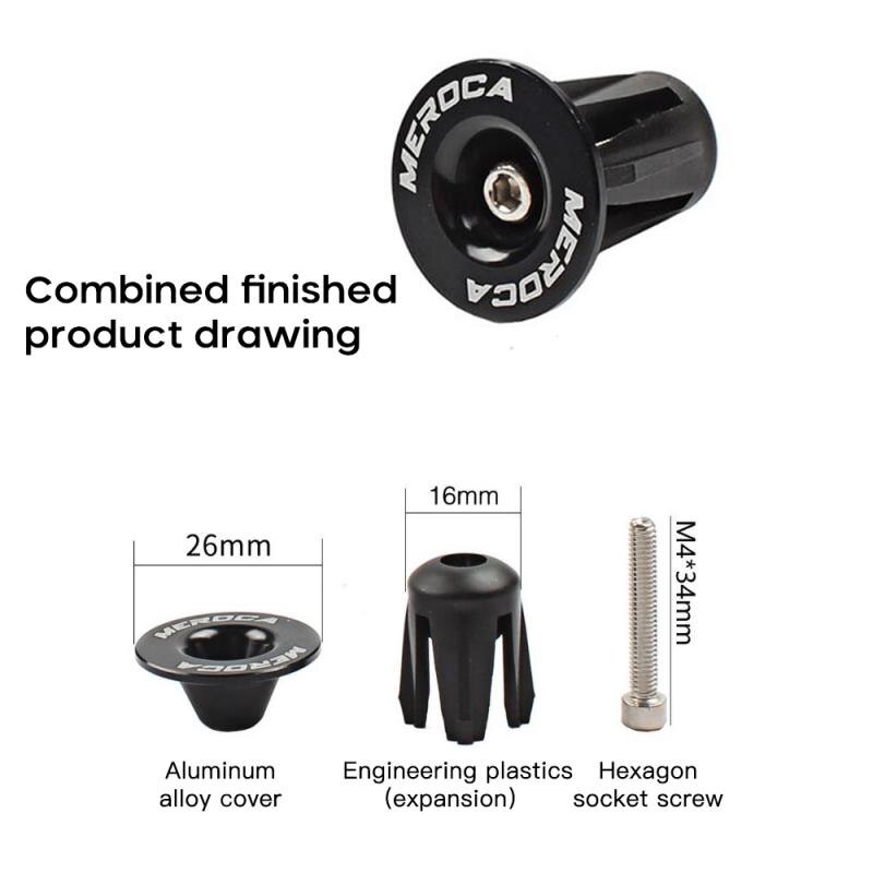 Meroca Fiets Grip Stuur Cap Aluminium Lock Mtb Han... – Vicedeal