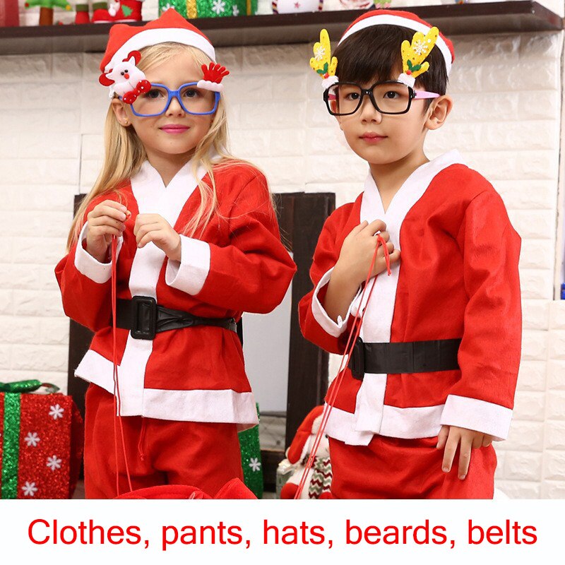 Multi Size Christmas Suits Santa Claus Costume Adu... – Grandado