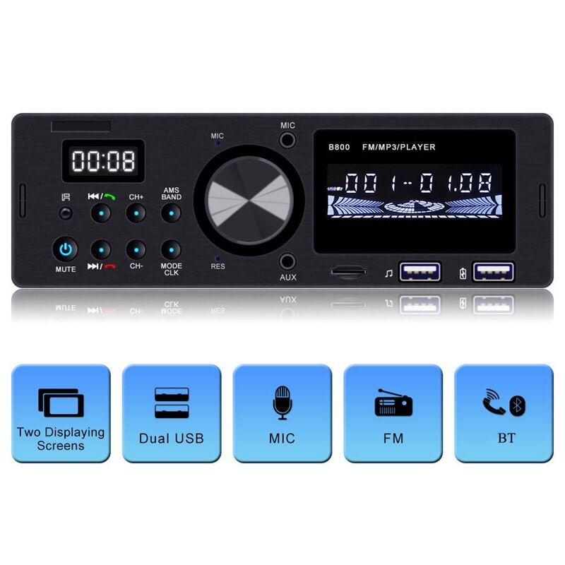 Auto Digitale Media Ontvanger Radio Met Ingebouwde... – Vicedeal