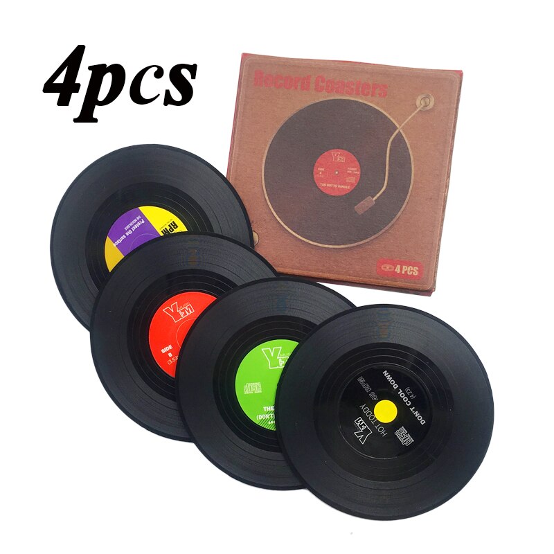 2/4/6 Pcs Milieu Plastic Vinyl Record Tafel Placem... – Grandado