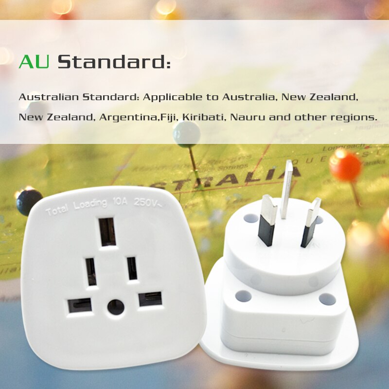 1 PC UK US to AU AC Power Socket Plug Travel Elect... – Grandado