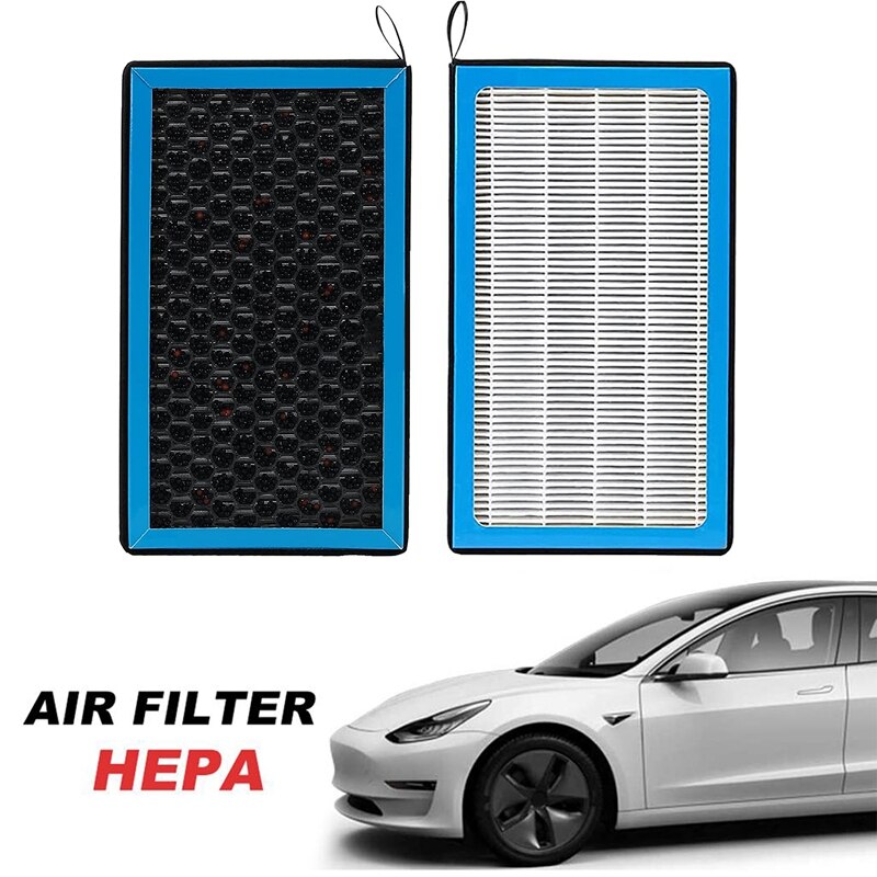 Auto Air Filter Hepa Airconditioner Voor Tesla Mod... – Vicedeal