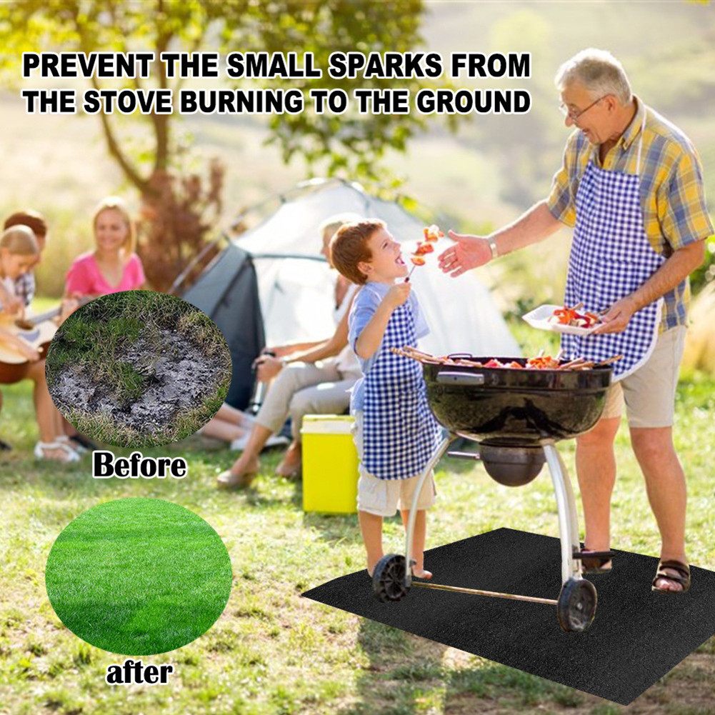1 Piece Fireproof Fire Mat Floor Lawn Protection B... – Vicedeal