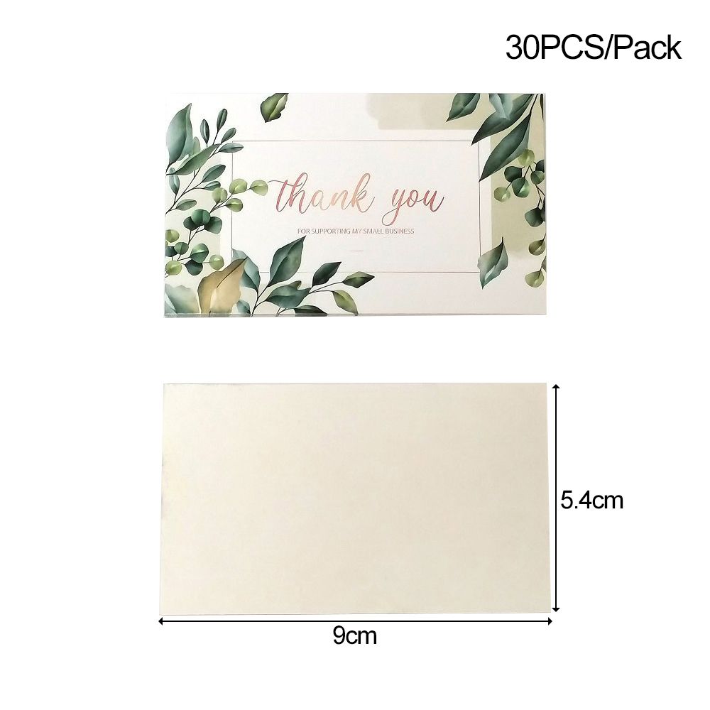 30Pcs Roze Aquarel Dank U Kaarten Voor Ondersteune... – Grandado