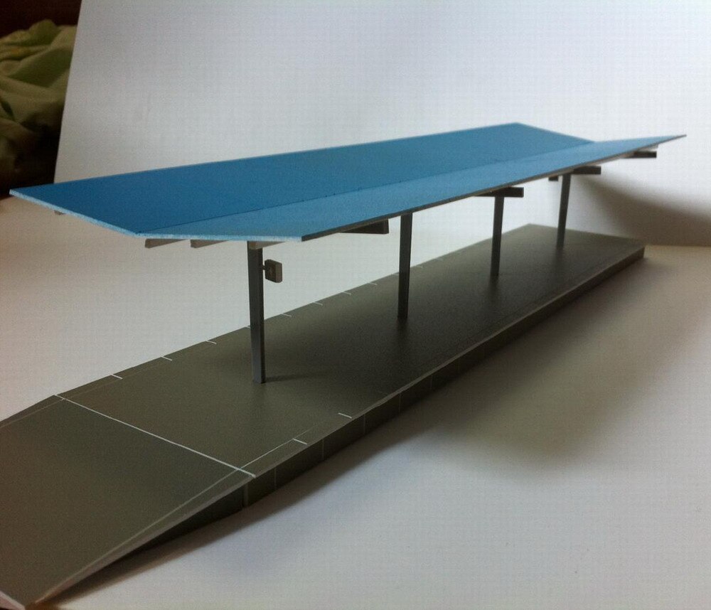 ZT002 Modelspoor Trein Platforms Trein Station 1:8... – Vicedeal