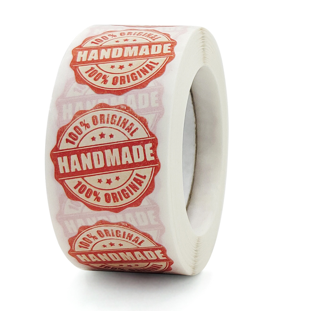500 Pcs 1 Inch Handgemaakte Label Stickers Voor Ba... – Vicedeal