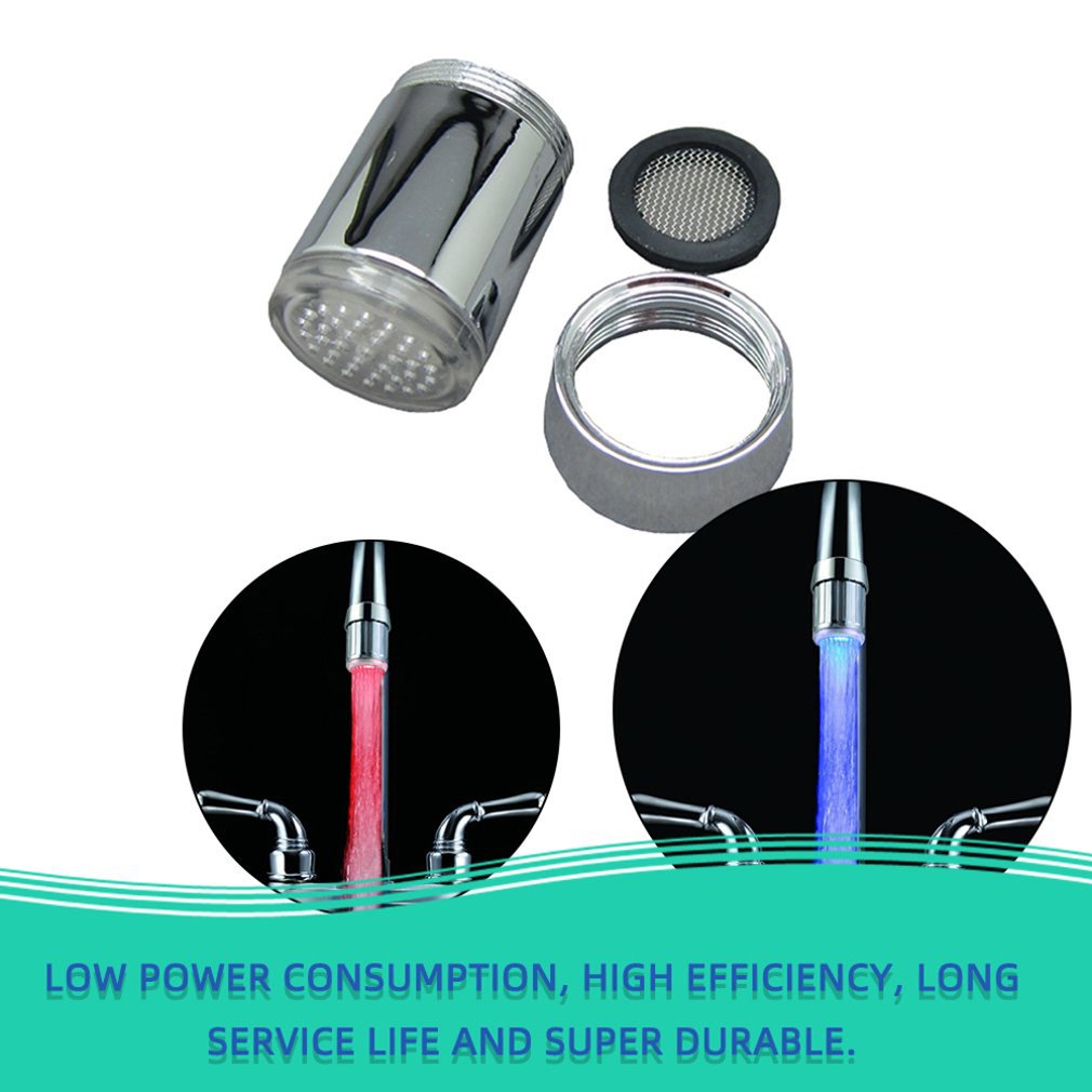 7 Colors Changing LED Water Faucet Tap Glow Water ... – Grandado