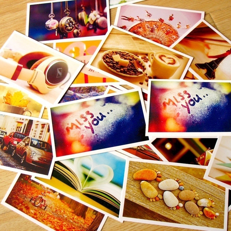 50PCS Vintage Mini Cards Set Greeting / Thank You ... – Grandado