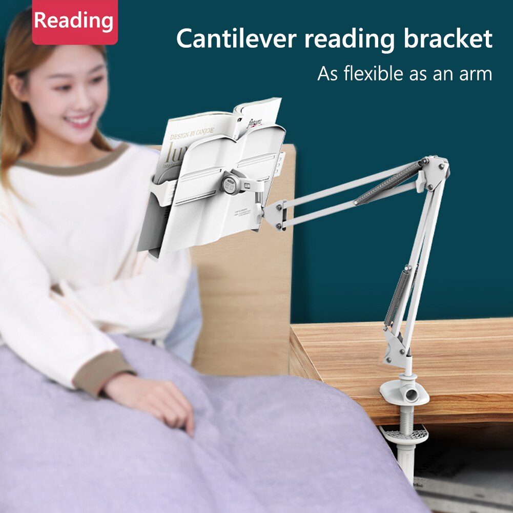 Computer Desktop Long Arm Reading Bookshelf Multi-... – Vicedeal