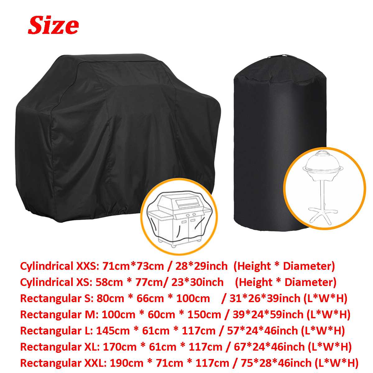 Waterproof BBQ Grill Barbeque Cover Outdoor Rain G... – Vicedeal