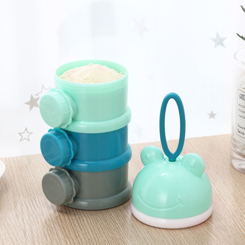 3 Layer Cute Frog Milk Powder Formula Dispenser Ch... – Grandado