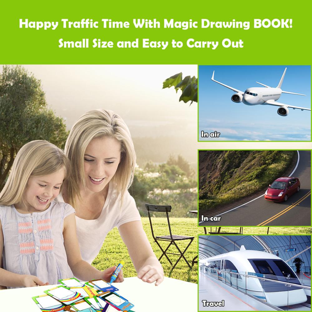 3 Styles Water Drawing Painting Coloring Paper Mat... – Grandado