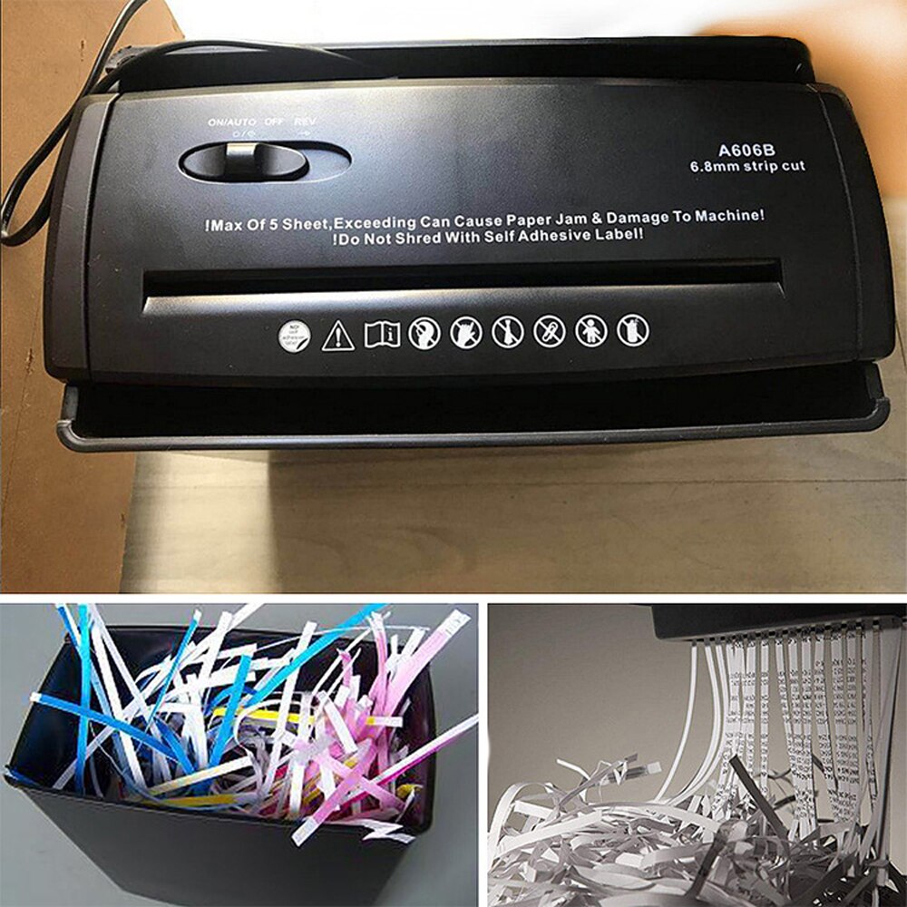 A606B 5-Sheet Desktop Electric Documents Cutting M... – Grandado