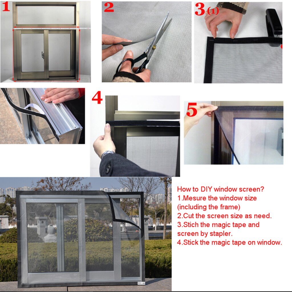 window insect bug mosquito fly wasps screen mesh n... – Grandado