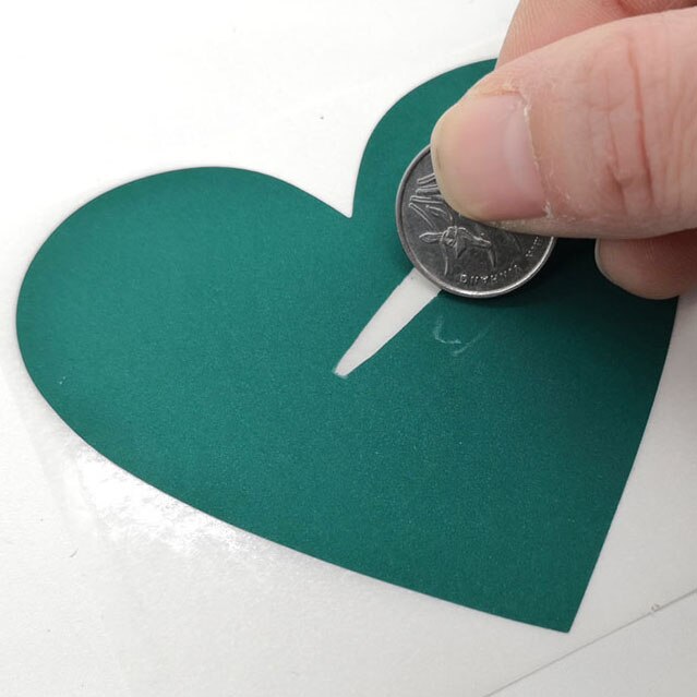 50pcs Scratch Off Stickers 70x80mm Love Heart Shap... – Grandado