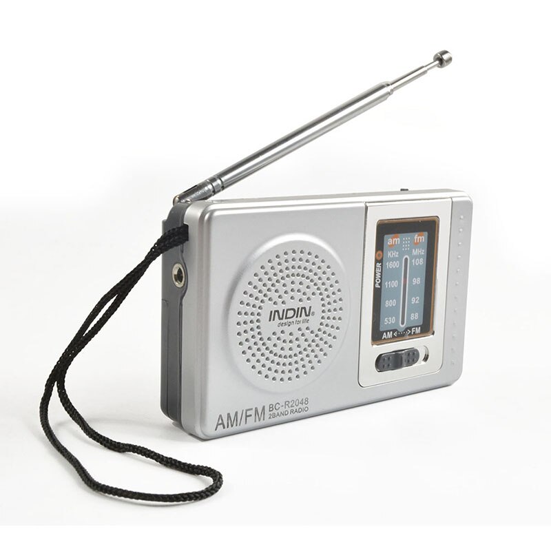 Powered AM/FM Telescopic Antenna Pocket Radio Mini... – Grandado