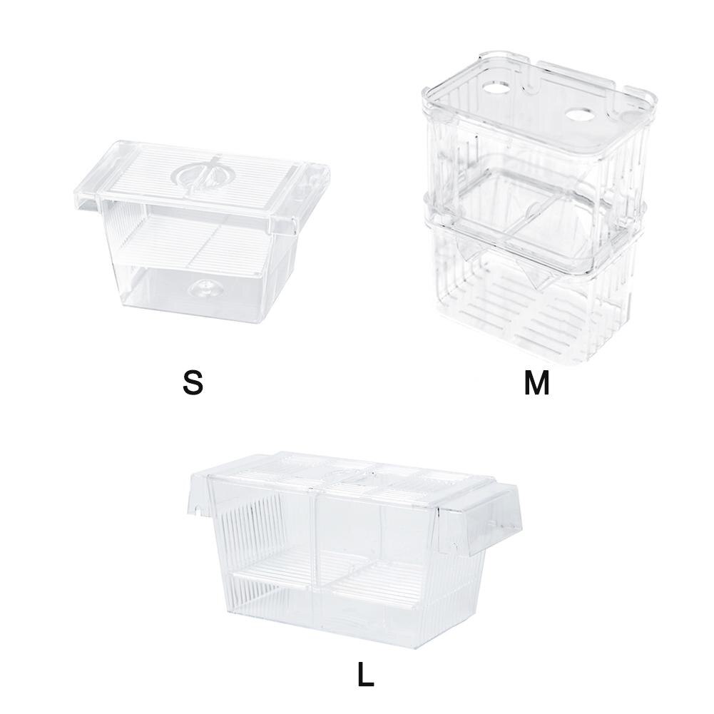 Guppies disease fish isolation box Transparent ABS... – Vicedeal