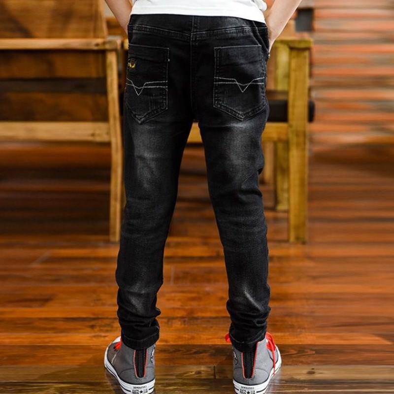 Pojkar byxor 4-13t barn bomull långbyxor barn teck... – Grandado