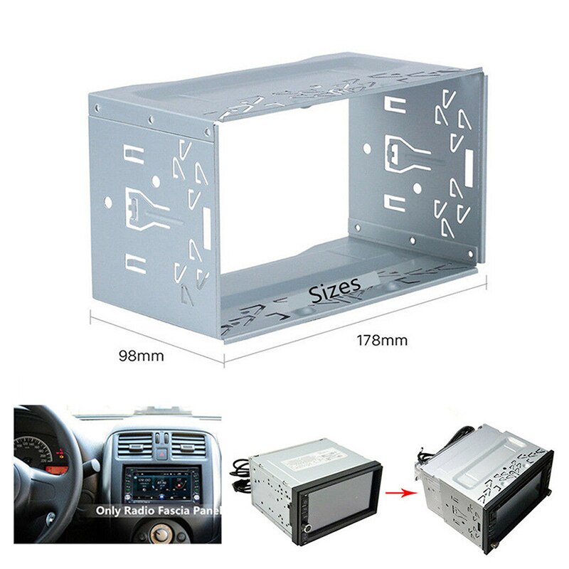 2-Din Car Install Dash Bezel Panel For Car Radio D... – Vicedeal