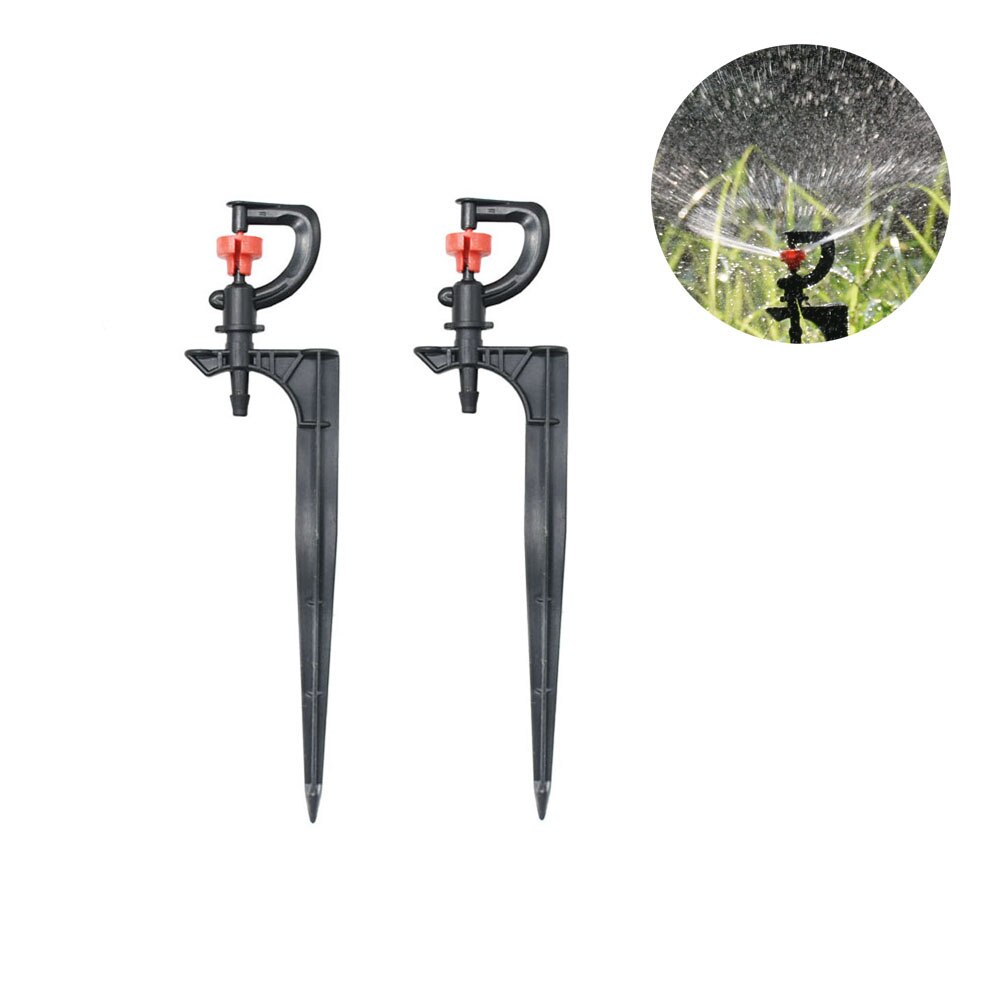 10Pcs Mini Roterende Sprinkler Met Ondersteuning S... – Grandado
