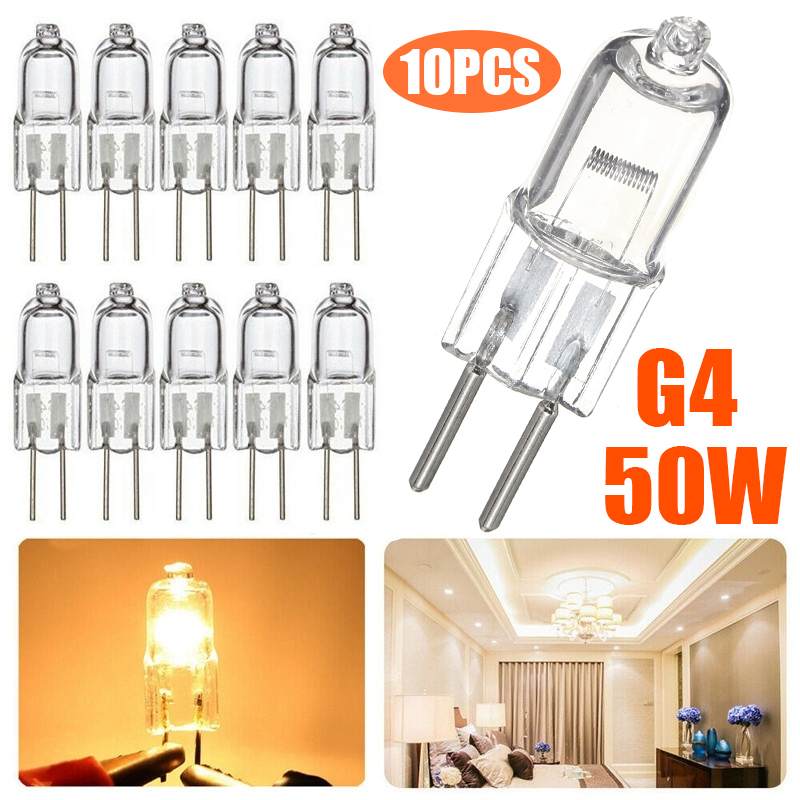 10pcs G4 Halogen Bulb 50W G4 Halogen Bulbs Light G... – Vicedeal