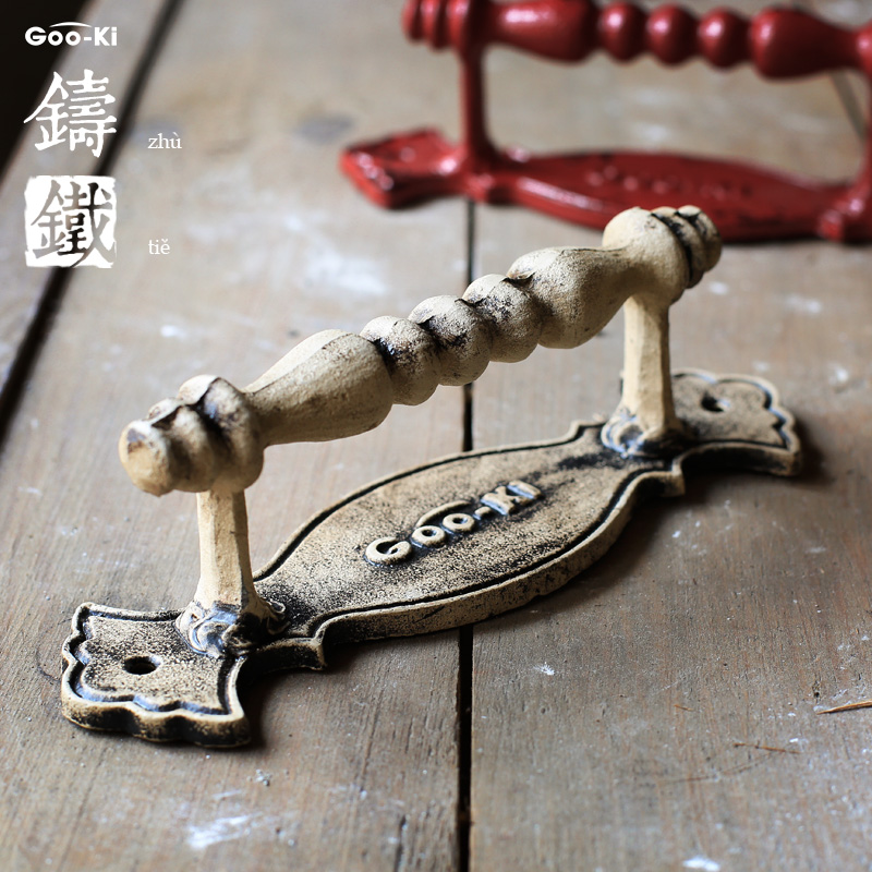 Goo-Ki Antieke Houten Binnendeur Handvat Kast Hand... – Grandado