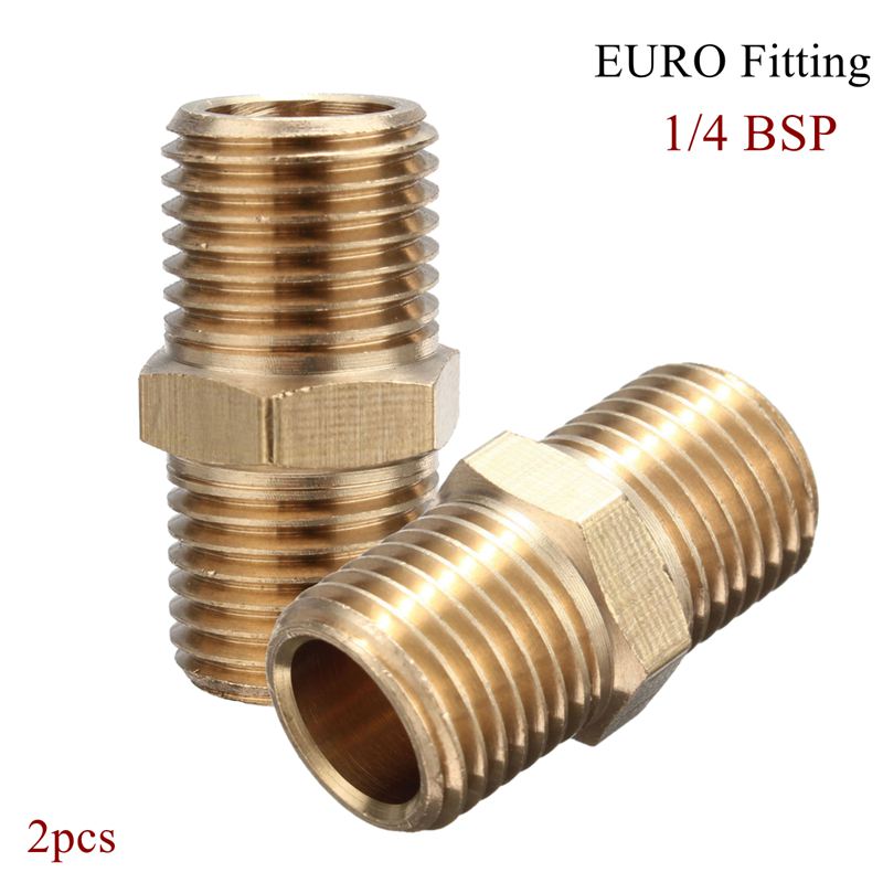 2Pcs Brass 1/4 BSP Tapper Thread Male Air Line Hos... – Grandado
